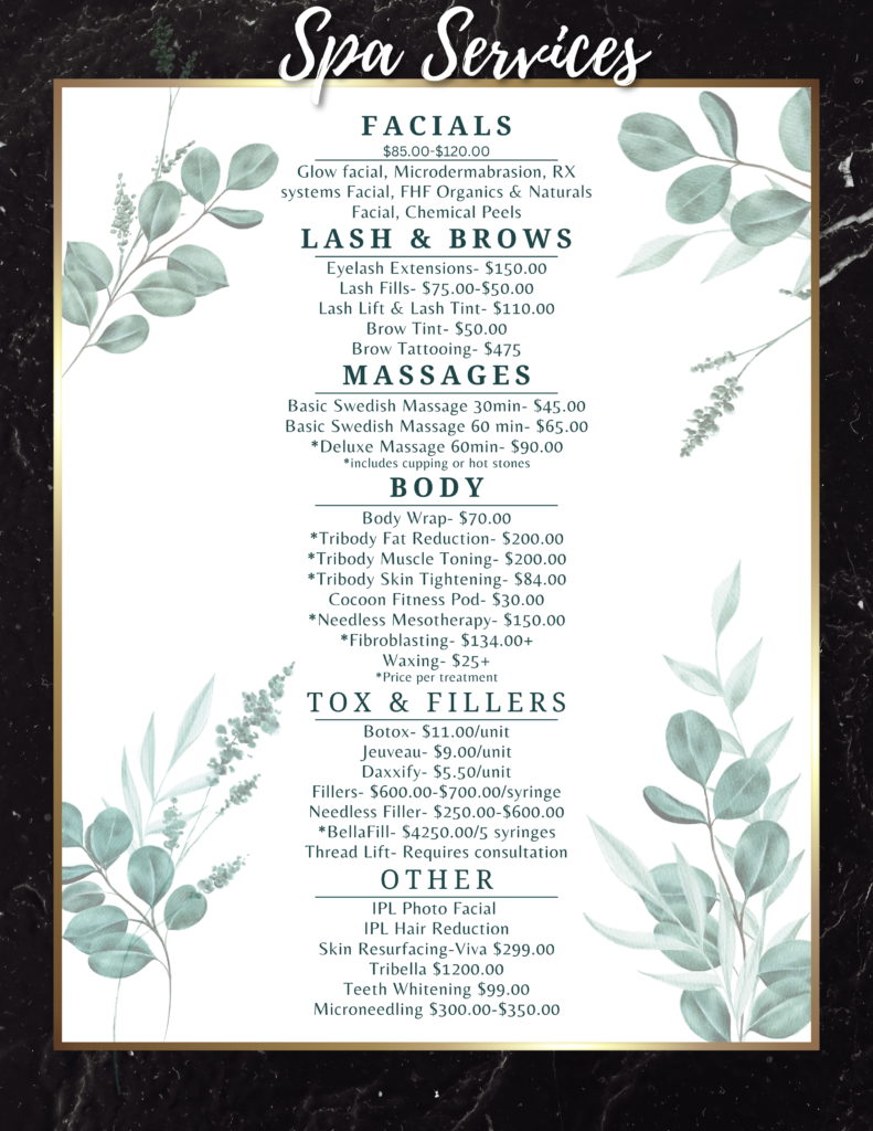 Spa Services – Weight Management & Med Spa